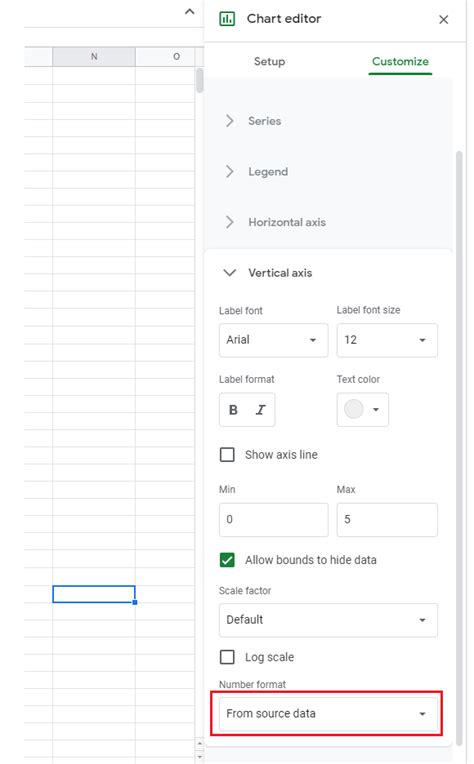 How To Set The Horizontal Or Vertical Axis Number Format For A Google Sheets Chart Stack