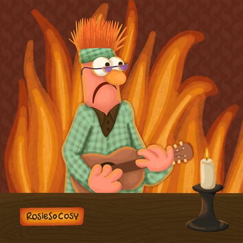 Beaker Muppets Fire