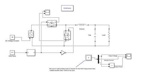 solved below is a simscape setup of a buck converter along