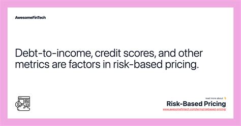Risk Based Pricing Awesomefintech Blog