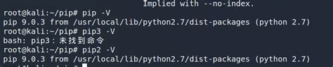 Python2和3的pip2、pip3在kali上安装kali上为python2安装pip Csdn博客