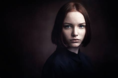 Portrait Freckles The Beauty Studio Color Grading Hd Wallpaper