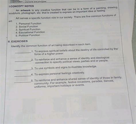 Competency Elements And Principles Iconcept Studyx