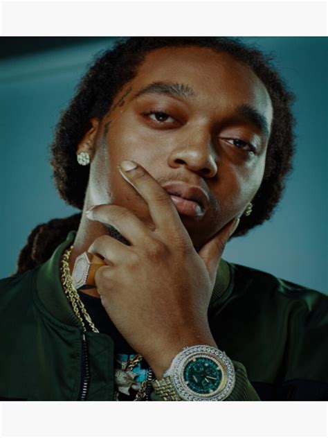 Takeoff Migos Rapper Tribute Sticker For Sale By Crystanolley Redbubble