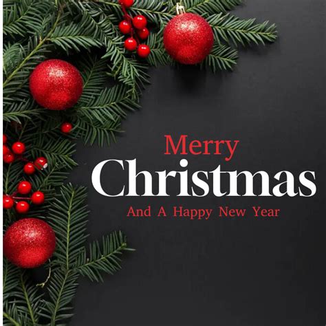 Plantilla De Merry Christmas Poster Postermywall