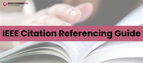 Ieee In Text Citation And Referencing How To Cite Different Sources
