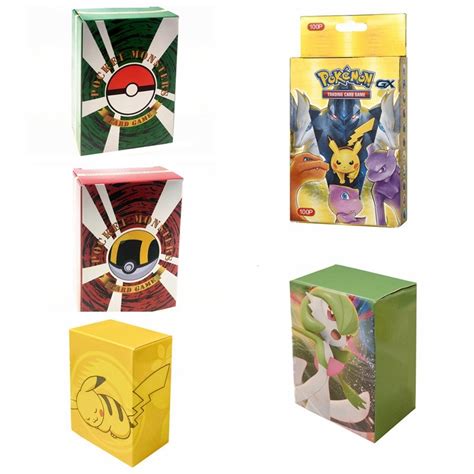 Anime Pokemon Gx Cards 100pcsbox English V Vmax Ex Tag Team Battle