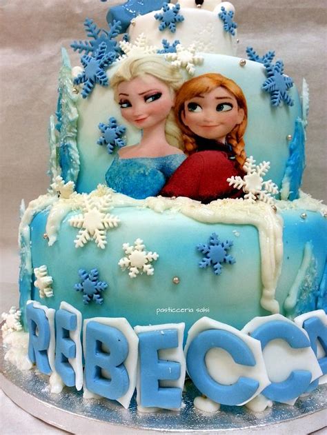 Frozen Cake Decorated Cake By Barbara Saliprandi CakesDecor
