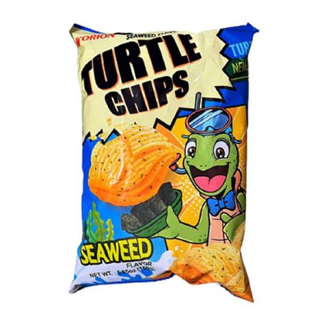 Orion Turtle Chips Large 3 X 160 Gram Seaweed Flavor