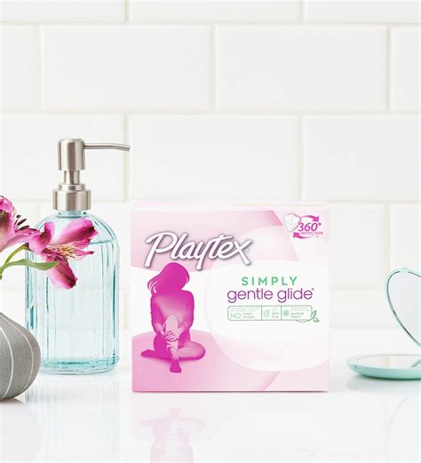 Playtex® Simply Gentle Glide™ Tampons Super Absorbency Playtex Us
