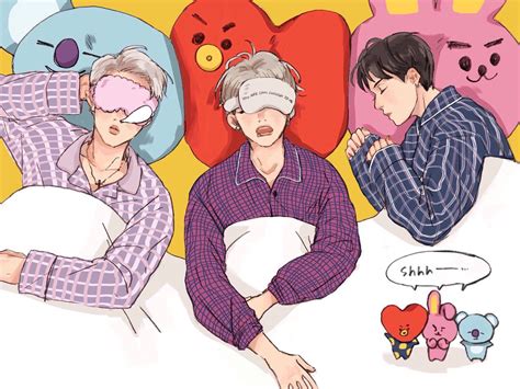 RM V Jungkook Koya Tata Kookie BTS Fanart Bts Btsfanart Fanart Btsjin