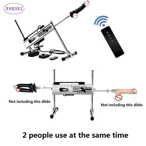 Women Adjustable Remote Control Machine Gun W Sex Machine Vibrators Super Quiet Can People