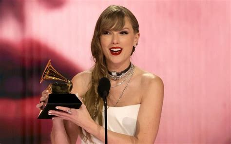 Taylor Swift Stuns Fans At 66th Grammy Awards Show Announcing New Album
