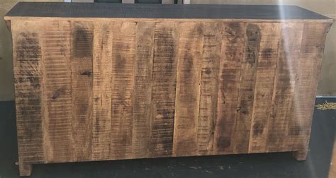 Rustic 6 Door Xx Mirrored Sideboard Buffet Server Modern Credenza Farmhouse 70 West Main