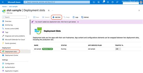 Cloud 】透過 Vscode 部署程式到 Azure App Service 之 Production 與 Slot 功能所設定的 Stage 環境