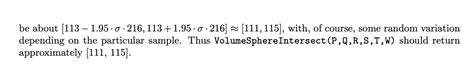 In N Dimensional Space The Solid Sphere Of Radius R