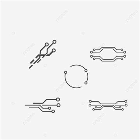 Circuit Technology Logo Vector Internet Switch Bulb Vector Internet