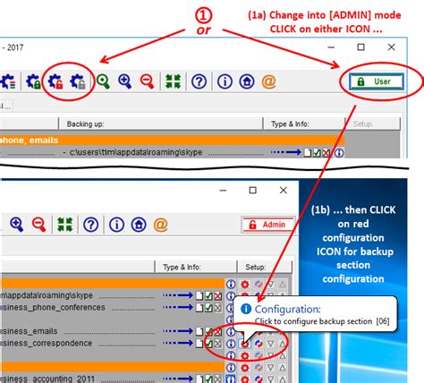 How To Configure A Normal Backup Section Tms Stein S Backup Pro