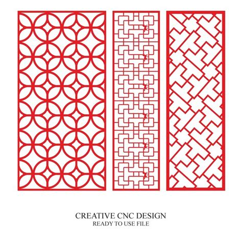 Premium Vector CNC Jali Door Laser Cutting Design Pattern Vector