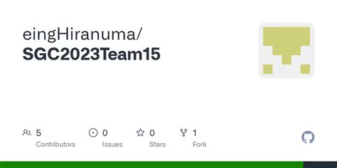 GitHub EingHiranuma SGC2023Team15