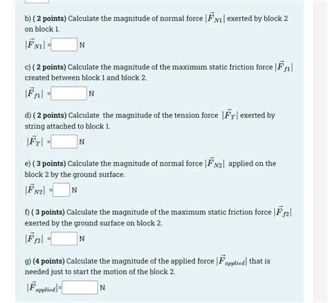 solved problem 4 20 points two block system is given