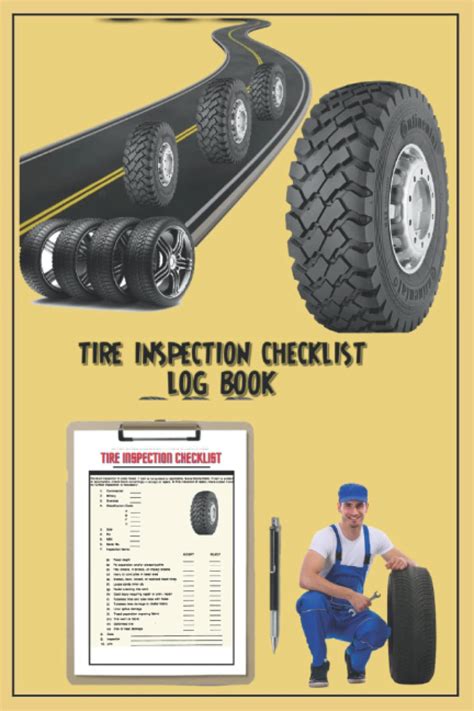 Tire Inspection Checklist Log Book Vehicle Tire Inspection Form