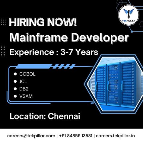 Tekpillar® On Linkedin Chennai Hiring Mainframedeveloper