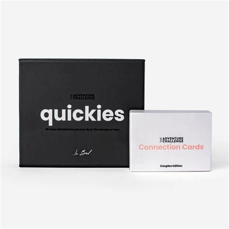 Quickies And Connection Cards Couples Bundle The Adventure Challenge