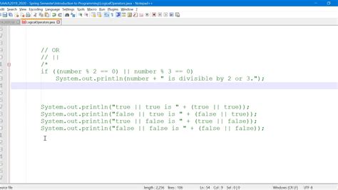 Java Logical Operators Youtube
