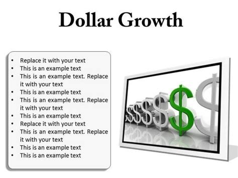 Growth Money Powerpoint Presentation Slides F