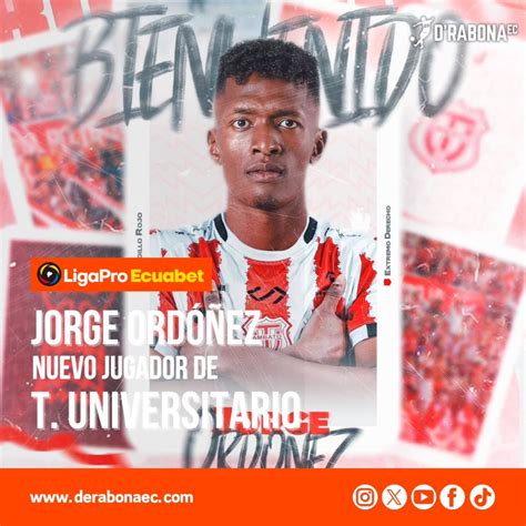 ¡𝐔𝐍𝐀 𝐓𝐔𝐊𝐈𝐓𝐀 𝐀𝐋𝐁𝐈𝐑𝐑𝐎𝐉𝐀 Jorge Ordóñez Fue Anunciado Como Nuevo Jugador