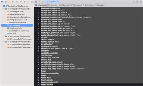 Github Littleossasfsymbolsswiftfilegenerator Generate Sf Symbols