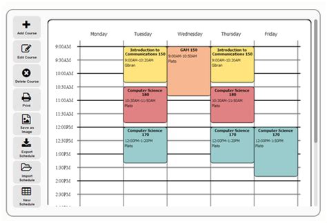 Free College Schedule Maker 다운로드