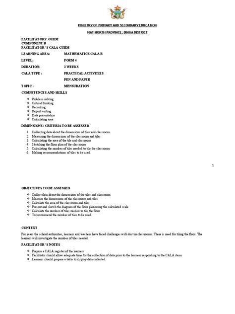 Maths O Level Component B Pdf Learning Mathematics