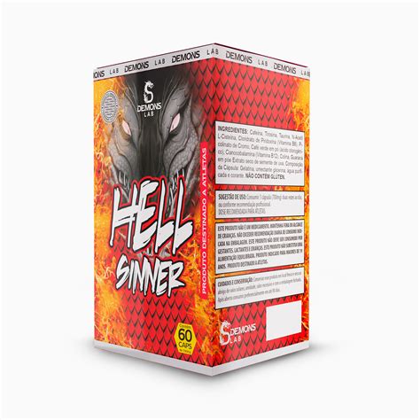Termogênico Hell Sinner 60 Caps Demons Lab Hotbody