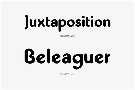 Abbey Font Youworkforthem