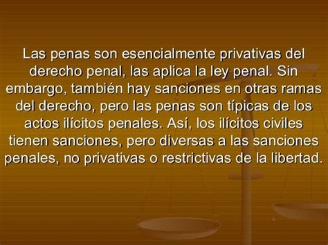 Derecho Penal Delitos Y Penas