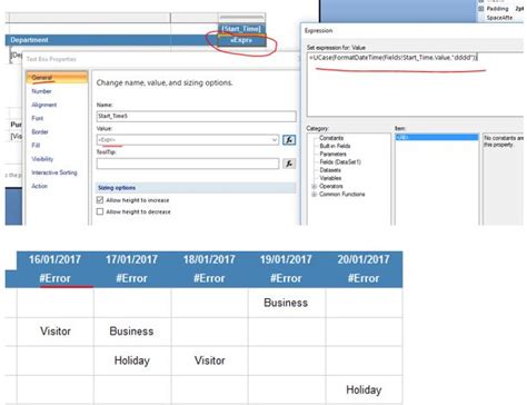 Reporting Services How To Display Uppercase Week Day In Ssrs