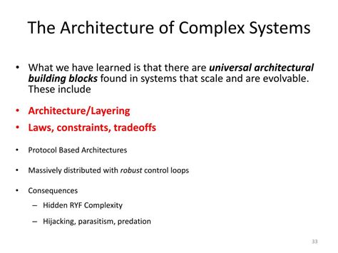 Ppt On The Hidden Nature Of Complex Systems Tradeoffs Architecture Nets Grids Bugs