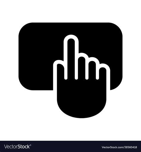 Touchpad Icon Royalty Free Vector Image Vectorstock