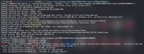 Facebook Cannot Parse Data · Issue 4311 · Yt Dlpyt Dlp · Github