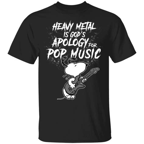 Snoopy Heavy Metal Rock Shirt Cc Emprints Store
