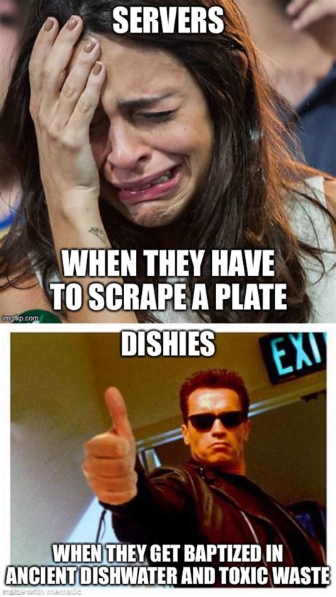 Da Poor Wittle Servers😢😢 Rdishwashers