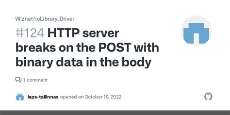Server Breaks On The Post With Binary Data In The Body · Issue