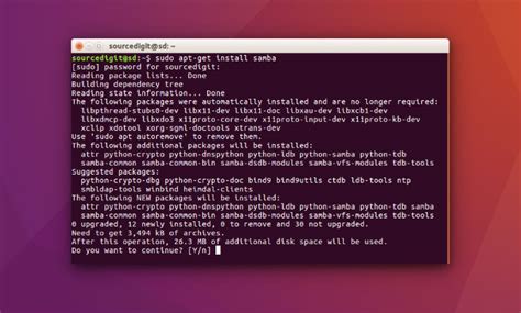 how to install and configure samba in ubuntu 16 04 using terminal