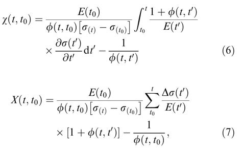 Where Yt To Is The Aging Coefficient E Is Modulus Of