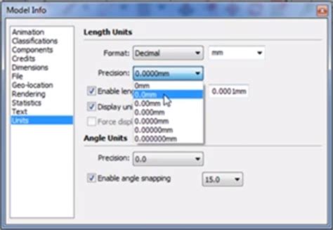 How To Change Units In Sketchup Switching Between Imperial And Metric