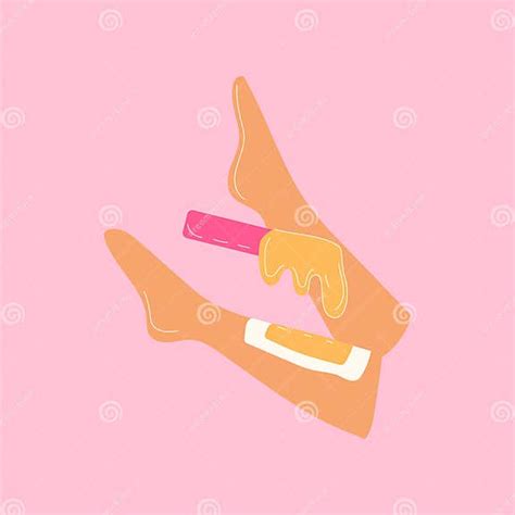 Hair Depilation Sugaring Hair Removal Leg Hair Removal Icon Stock