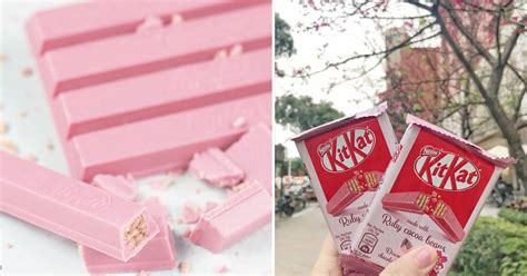 Naturally Pink And Fruity Kit Kat Ruby Available In Spore From S250 Mothershipsg News From