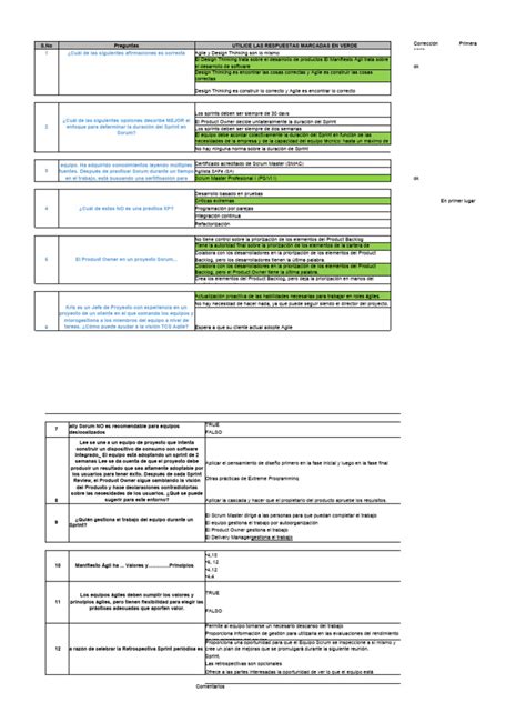 pdf agile e0 key with answers pdf pdf scrum desarrollo de software
